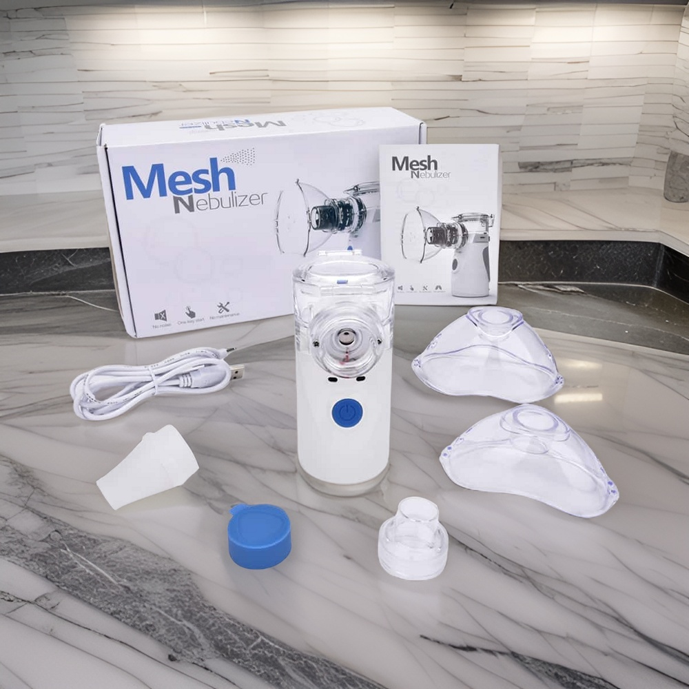 Mesh Nebulizer: Respiratory Relief for All Ages Only $39.95!